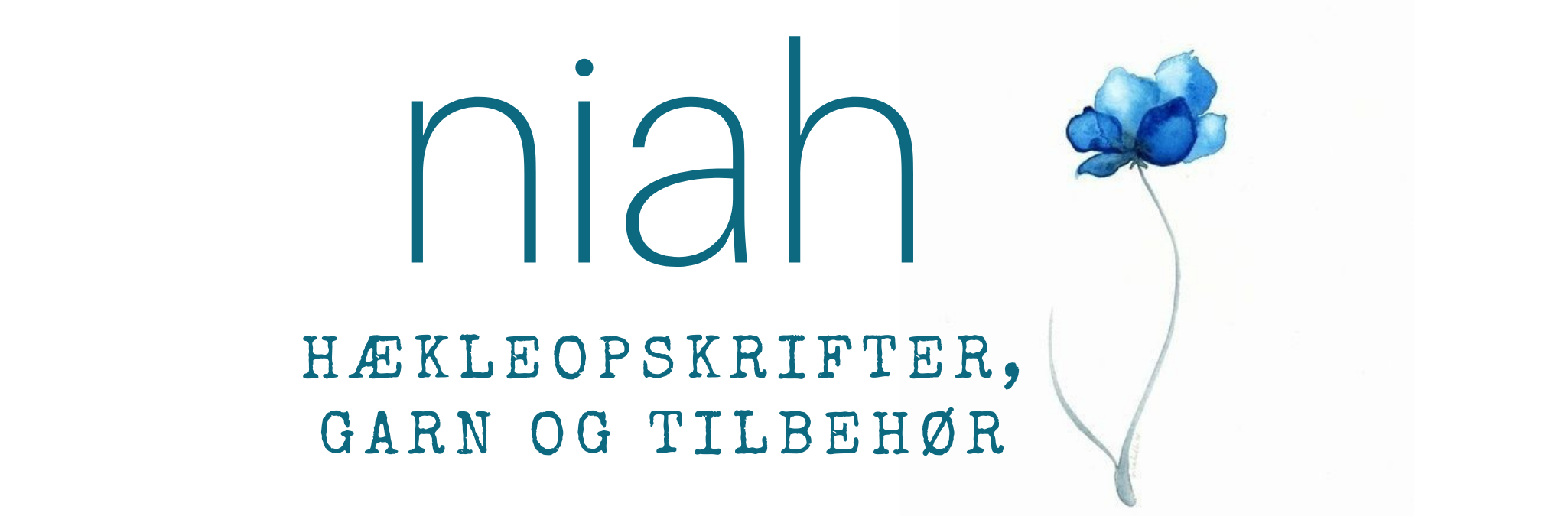 Lille hæklet julehjerte – Niah Design