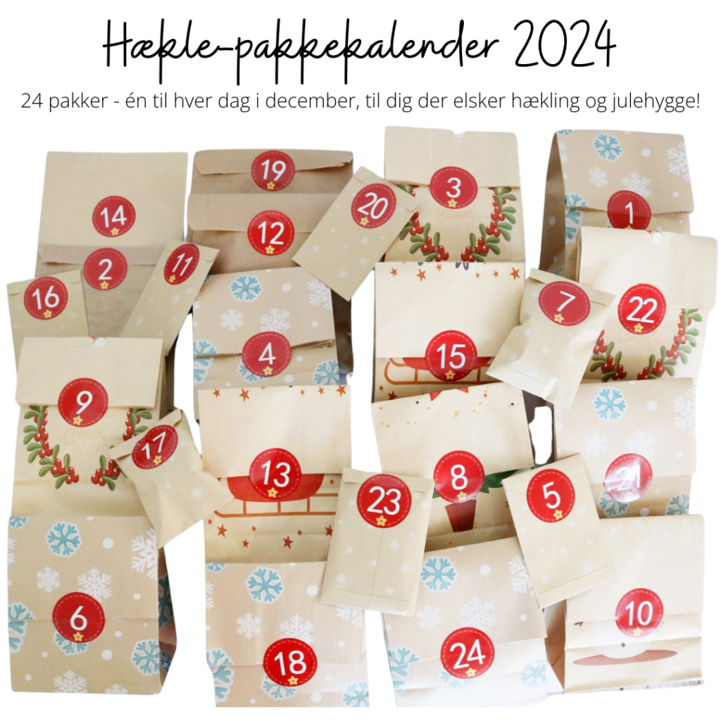 Hækle Pakkekalender 2025 – Niah Design