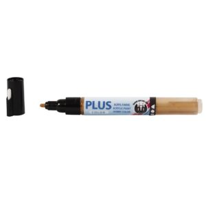 Plus Color Tusch, 1 stk, guld, streg 1-2 mm – Niah Design